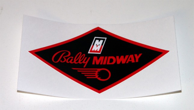 Bally Midway Coin Door Decal | Mr Pinball Australia