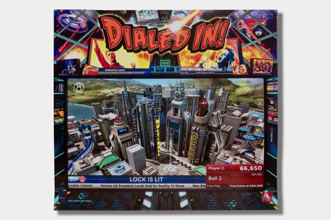 Translite, Dialed In, Promotional | Mr Pinball Australia